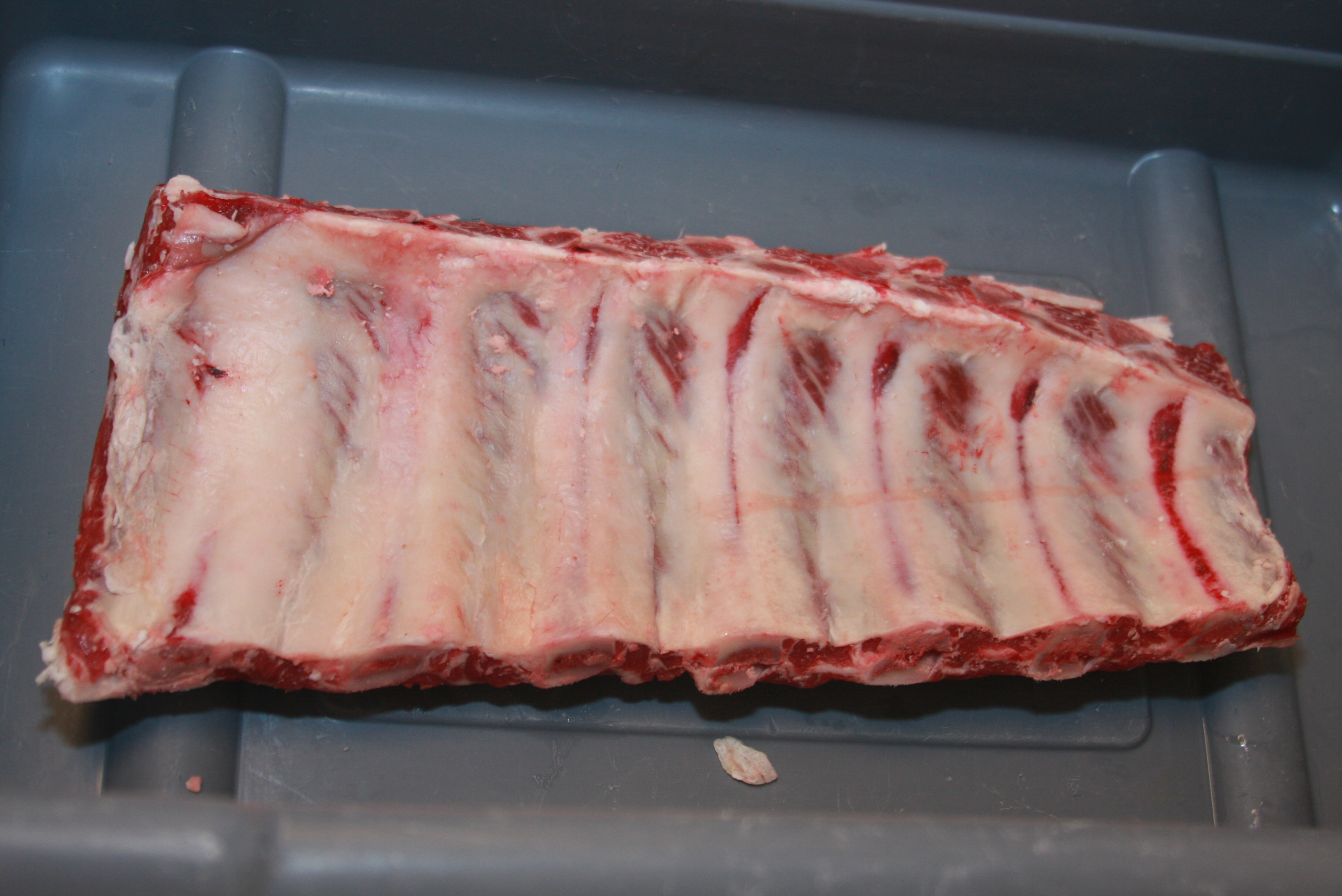 124 Beef Rib Back Ribs AggieMeat