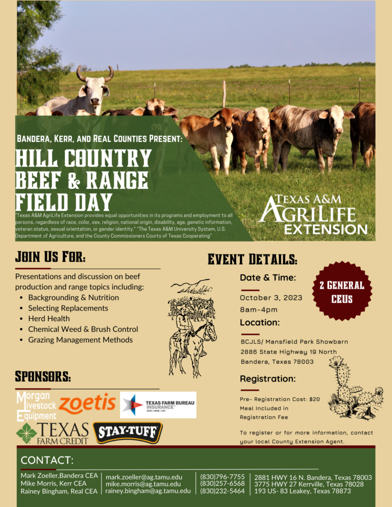 Hill Country Beef and Range Program
