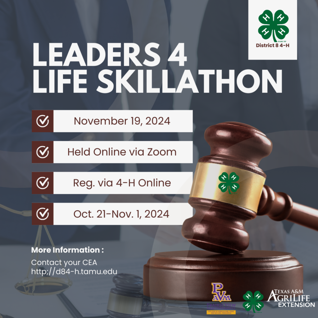 Leaders for life - Bell County 4-H