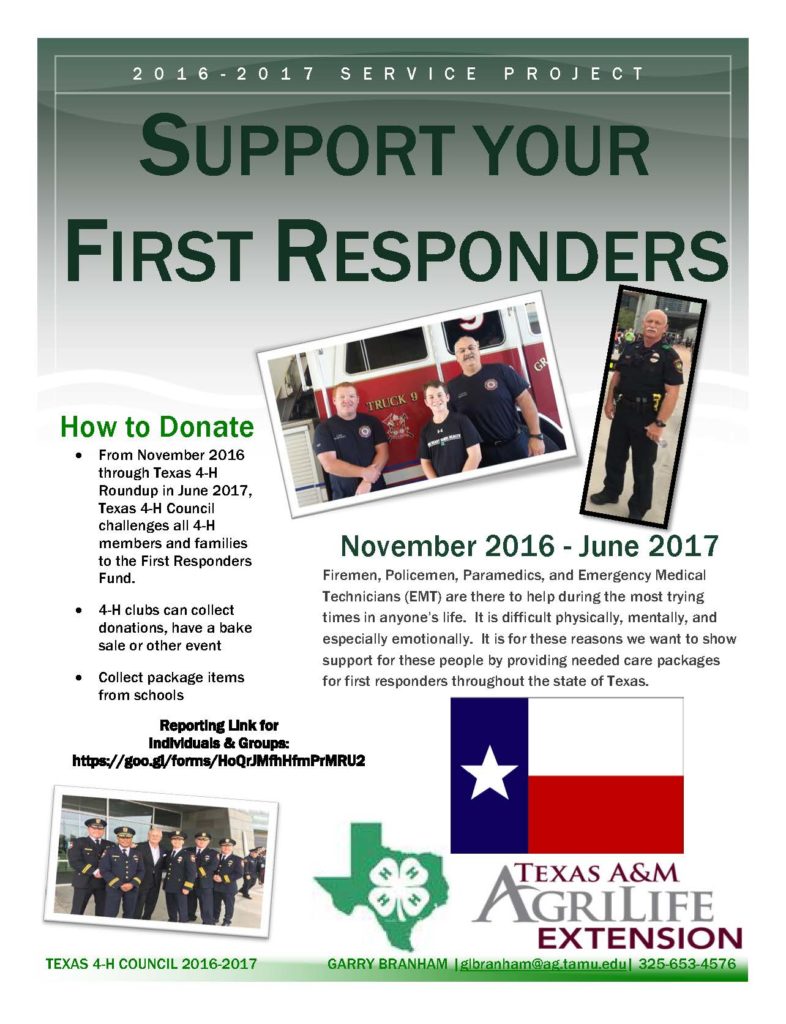 Support Your First Responders