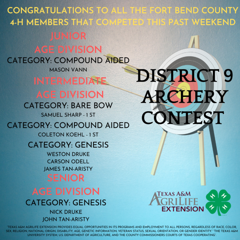 - Fort Bend 4-H
