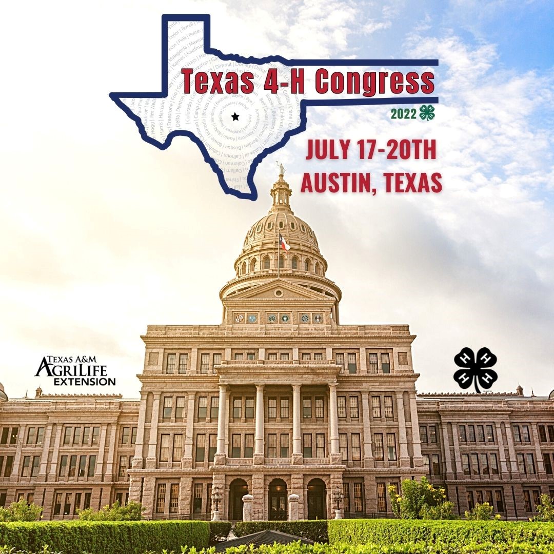 Texas 4-H Congress Registration Deadline