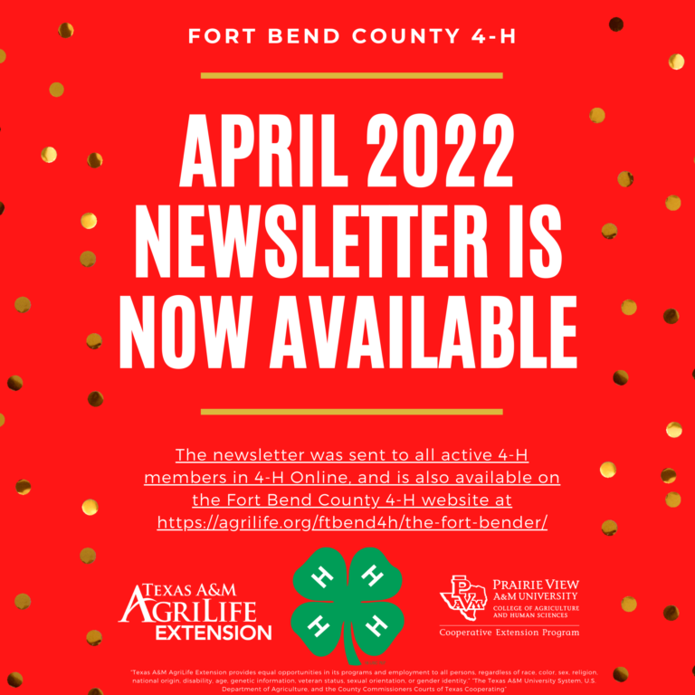 - Fort Bend 4-H