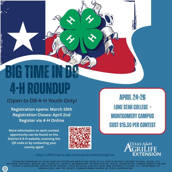 2025 District 9 4-H Roundup - Fort Bend 4-H