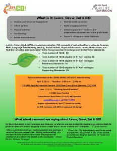 Learn, Grow, Eat & GO! - Harris County 4-H