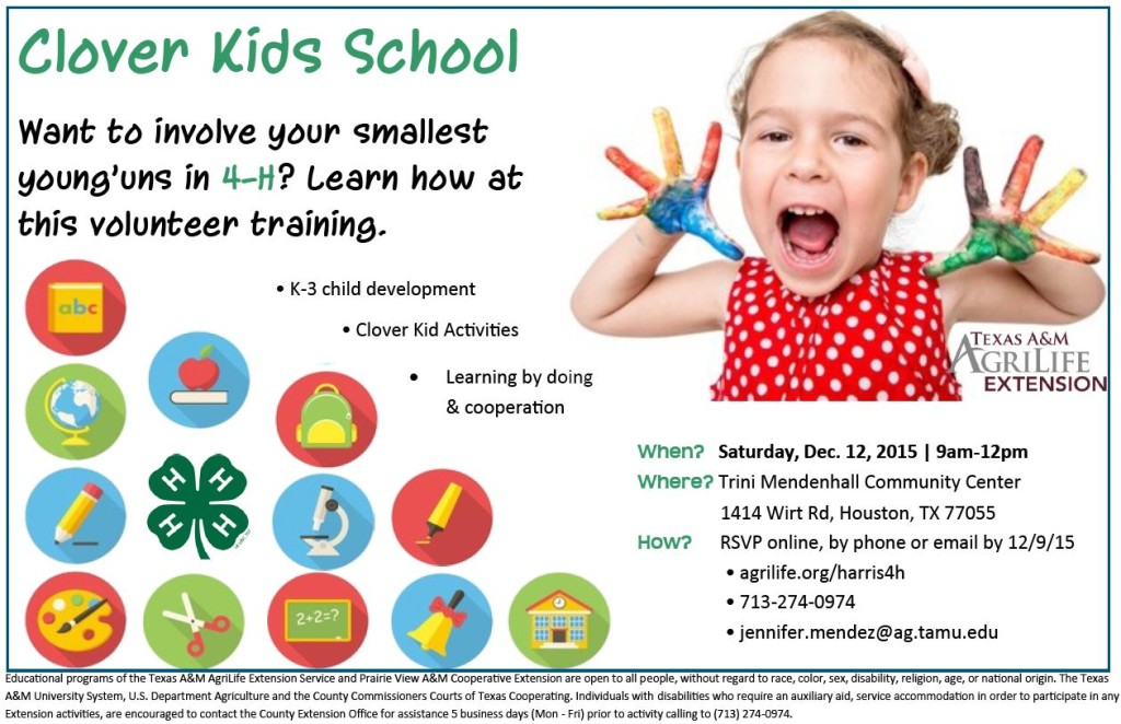 Clover Kids School (Adult Volunteer Training)