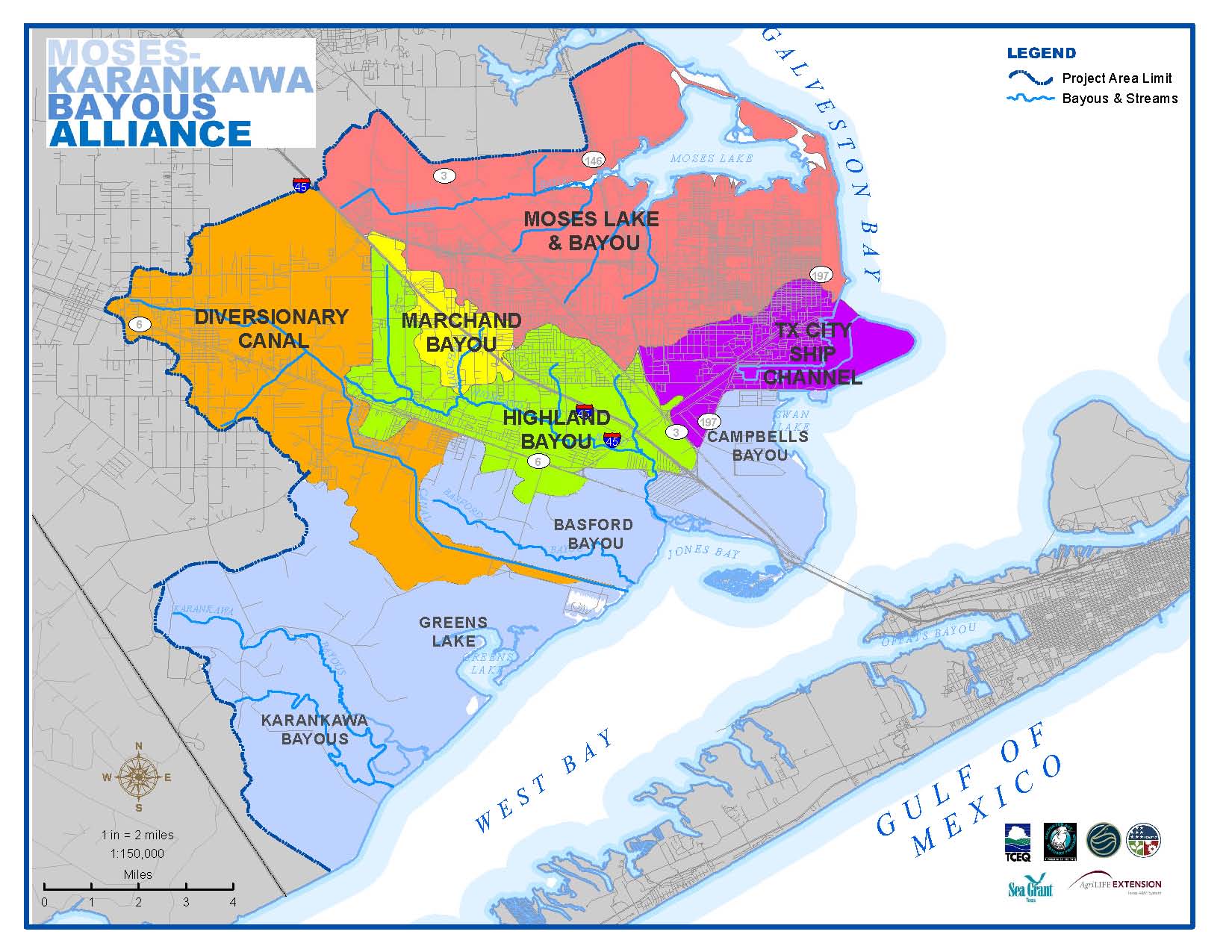 Project Maps - Highland Bayou Watershed Protection Plan