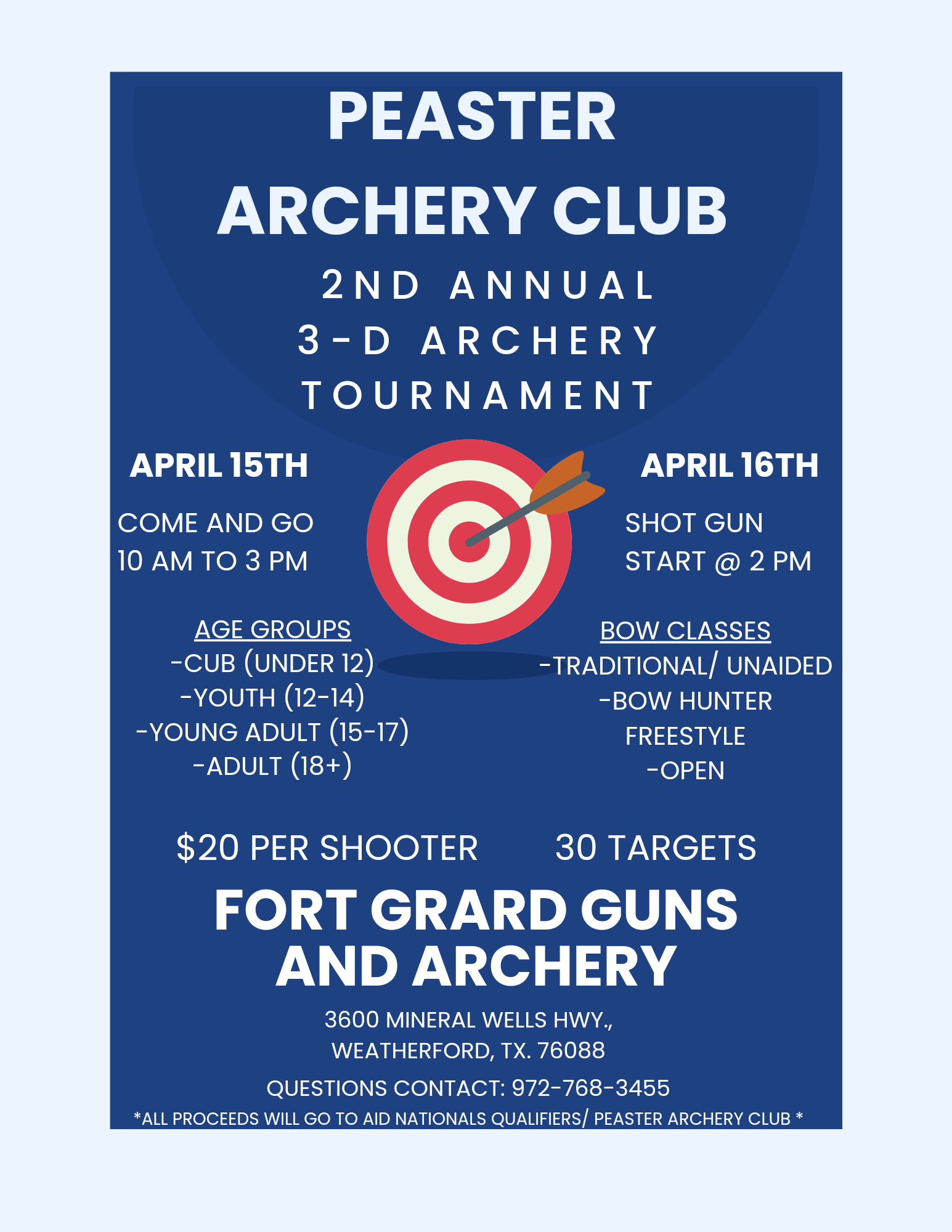 Peaster Archery Club 3D Tournament - Tarrant County 4-H - Making the ...